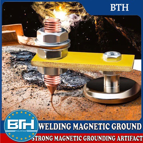 BTH Welding Head Non-rust Adsorption Welding Ground Clamp Holder for ...