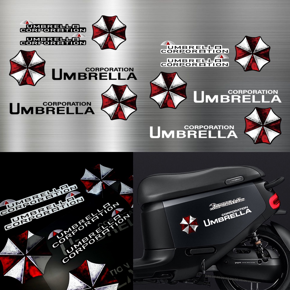 Umbrella Corporation Resident Evil Car Stickers Motorcycle Fuel Tank ...