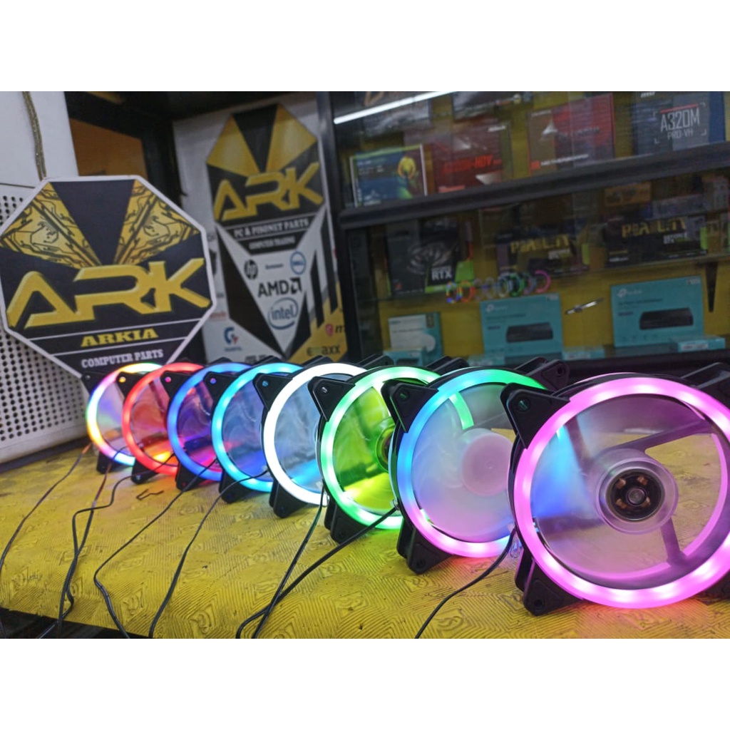 G Storm Dual Ring Led Fan 120MM( Stable) | Shopee Philippines
