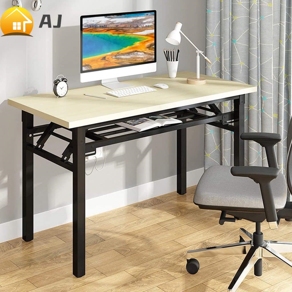 2Layer 80x40 CM Table Home Office Computer Foldable Solid Wood + Sturdy ...