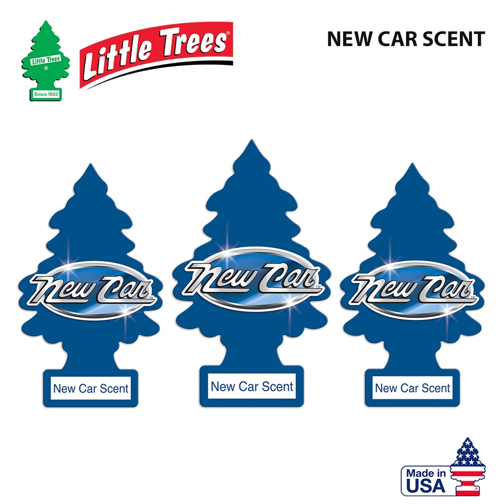 Little Trees Air Freshener New Car Scent 3-PCS | Shopee Philippines