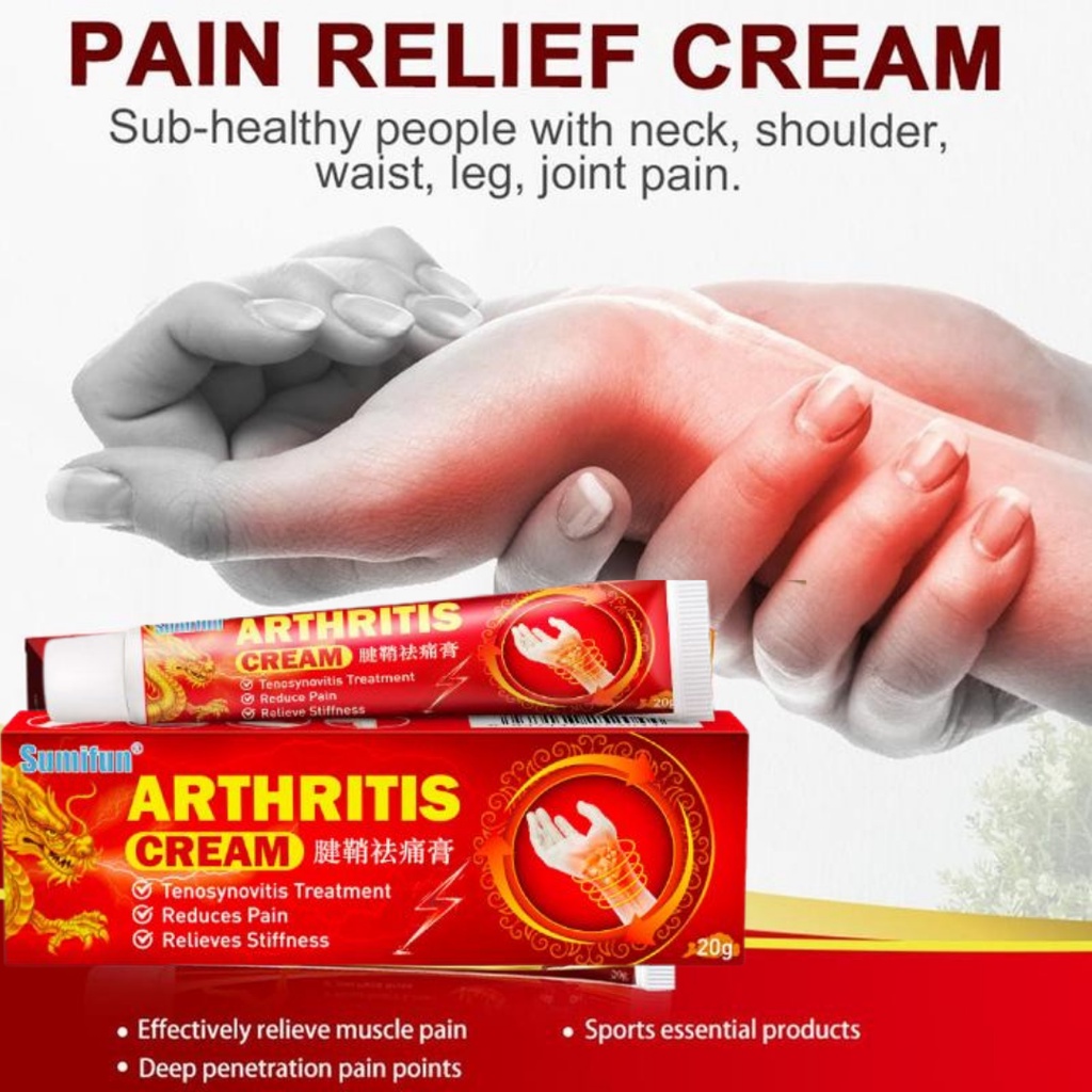 Ointment for Arthritis Gout and Joint Pain Reliever Cream Tenosynovitis ...