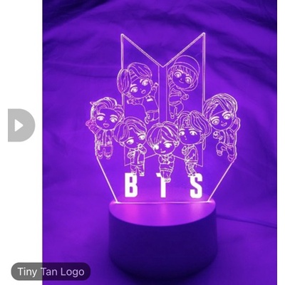 BTS LAMP ARMY BOMB 3D Acrylic LED Lamp Night Desk Room Lamp | Shopee ...