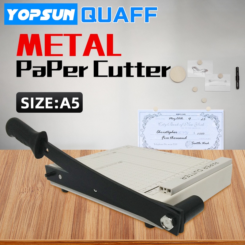 Quaff Paper Cutter Metal Size A3 | B4 | A4 | A5 (7×8) High Quality ...