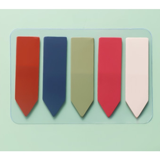 Morandi color palette sticky note memo 5 colors | Shopee Philippines