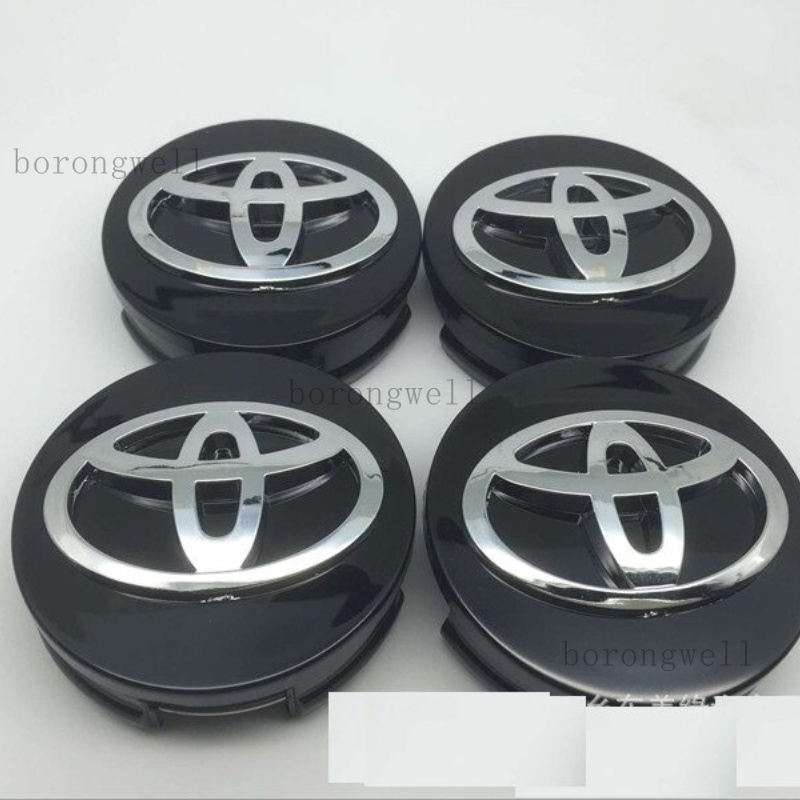 4Pcs 62mm Car emblem Wheel Center Hub Caps Badge covers for Toyota ...