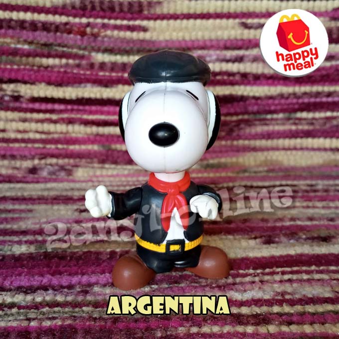 Mcdo Happy Meal Toy Snoopy World Tour - ARGENTINA | Shopee Philippines