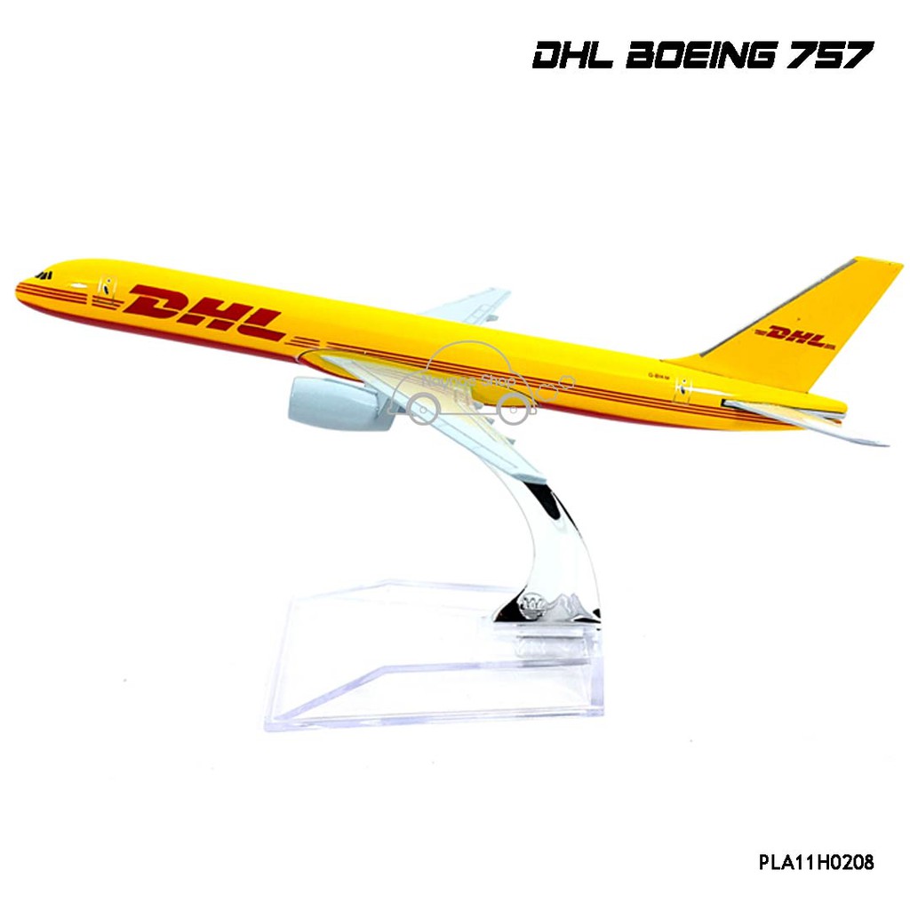 Airplane Model DHL Boeing 757 (16 cm) Aircraft With Display Stand ...