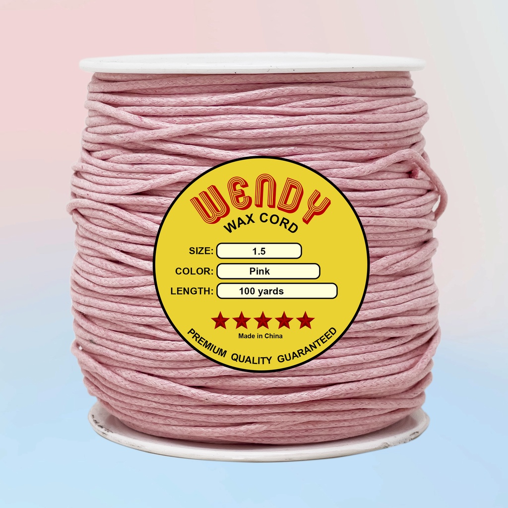Wax Cord Premium 100 yards per roll (1.0mm, 1.5mm and 2.0mm) | Shopee ...