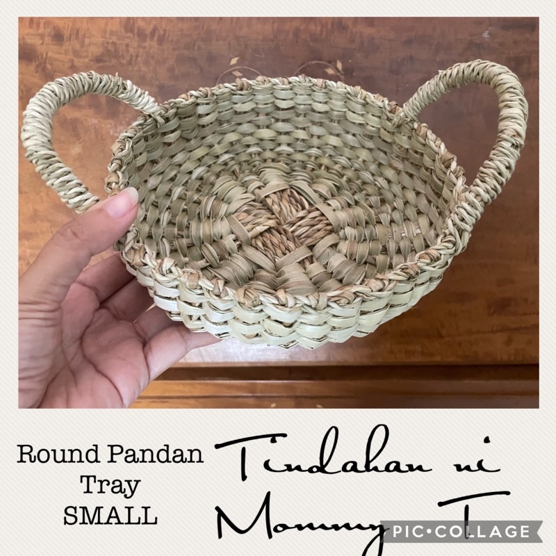 Native Round Pandan Tray /Basket /Organizer | Shopee Philippines
