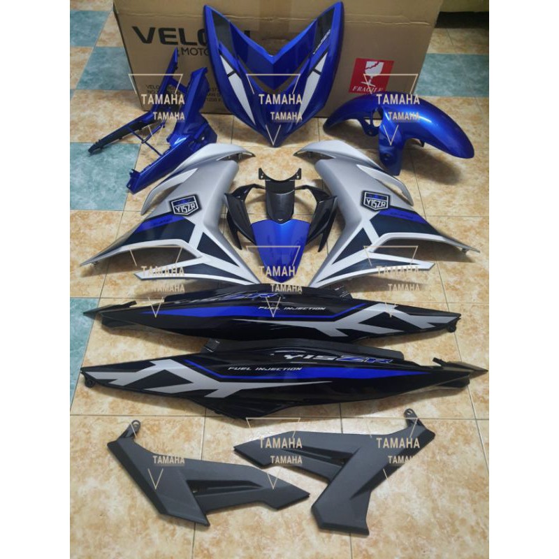 Yamaha Y15 Y15zr V1 V2 Velozi 2020 V3 version Design silver matt VPBC5 ...