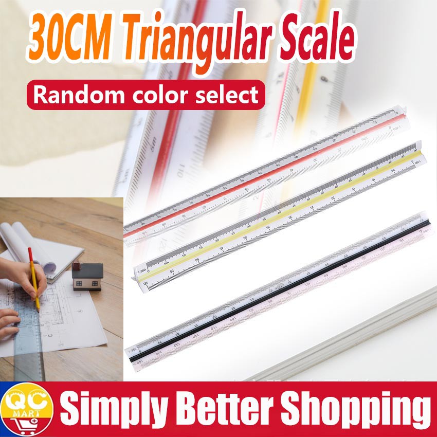 Straight Ruler Triangular Rulers Students Stationery Simple Kids Scale ...