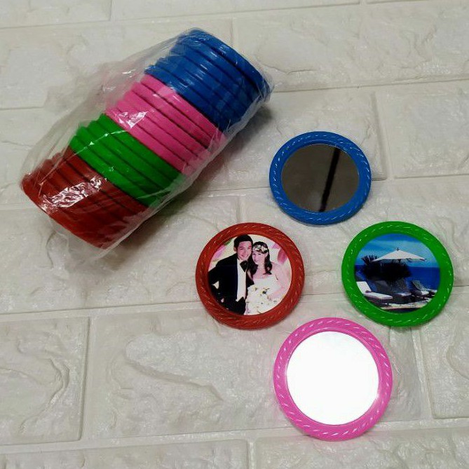 20pcs./pack MINI CIRCLE MIRROR (Assorted Color) | Shopee Philippines