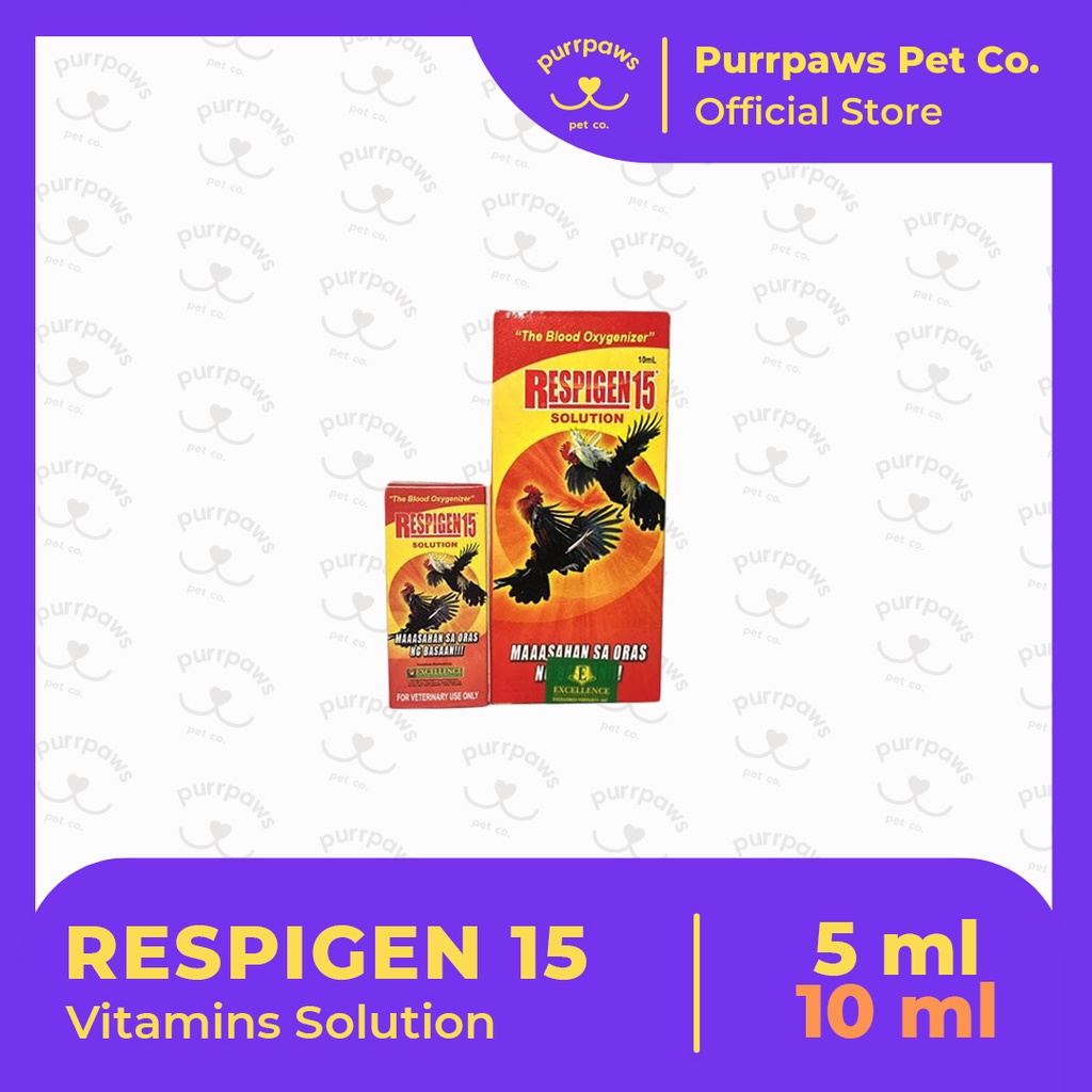Respigen 15 Vitamins Solution 5ml Oral drop & 10 ml Injectible | Shopee ...