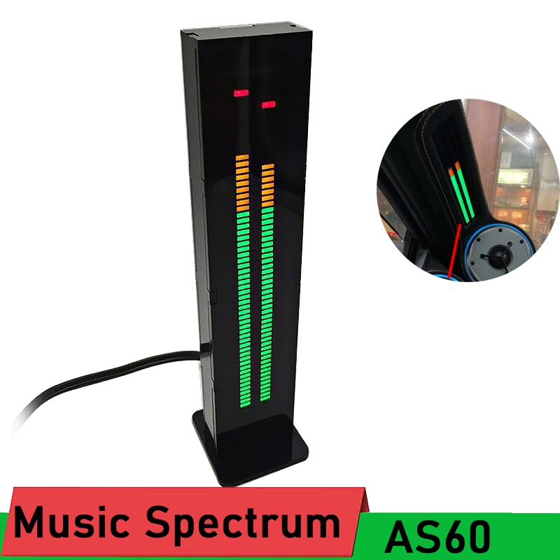 AS60 LED Music Spectrum indicator Stereo Level indicator Light VU Meter ...