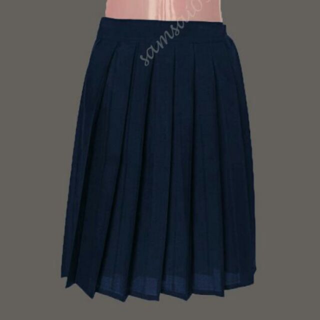 Palda school uniform Navy Blue (Permanent pleats) | Shopee Philippines