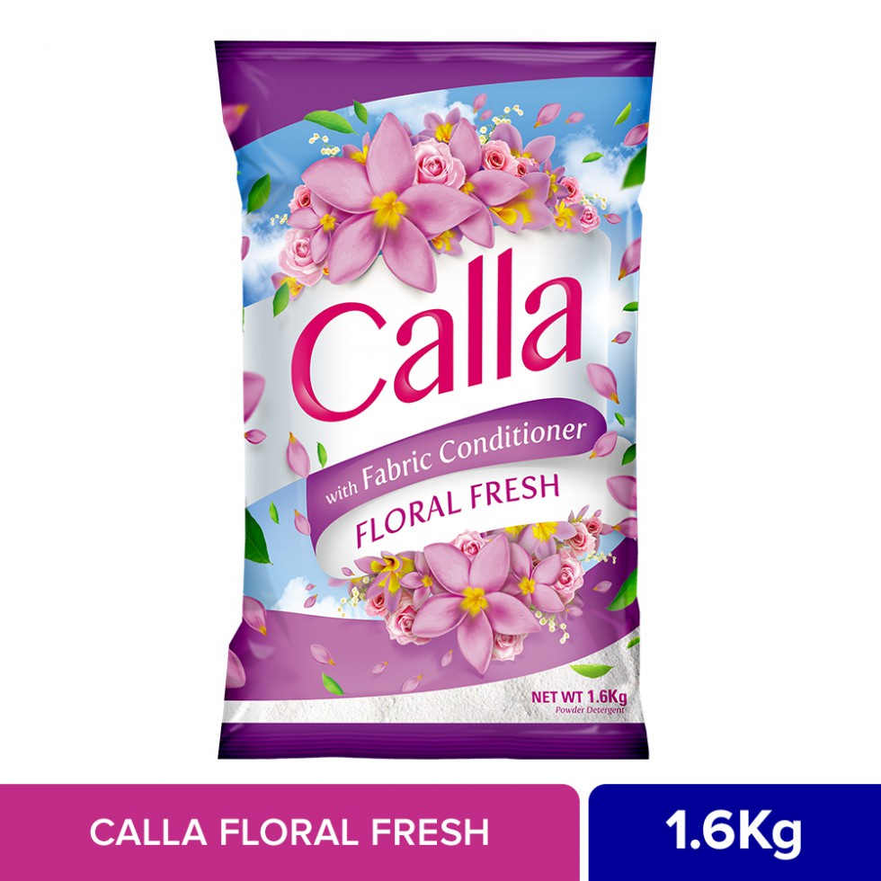 Calla Laundry Detergent Powder Floral Fresh 1.6kg | Shopee Philippines
