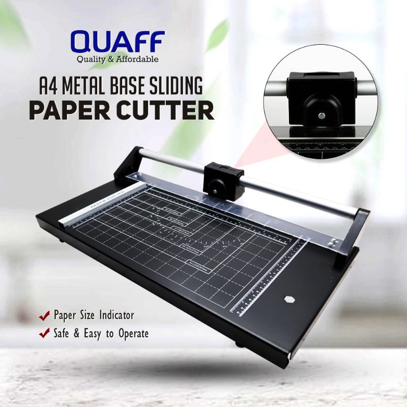 QUAFF SLIDING CUTTER HEAVY DUTY A4 SIZE METAL | Shopee Philippines