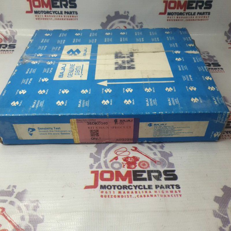 Rouser 180/Rouser 220 Chain Sprocket Set 14T/36T/520 Genuine 36DK0040 ...