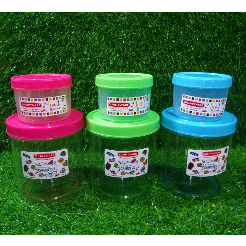 Sunnyware All Purpose Canister (Buy 2 Get 1)(BPA FREE) | Shopee Philippines