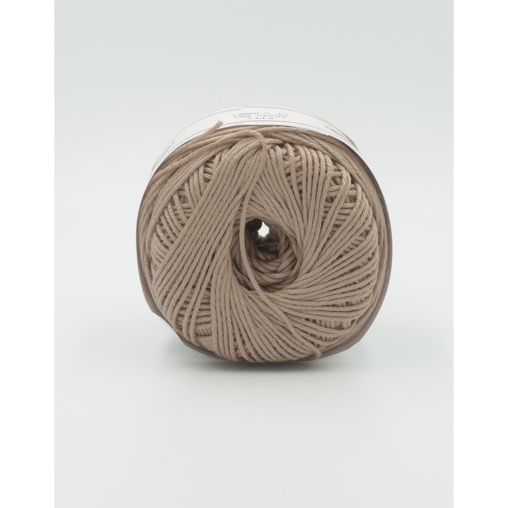 5 Ply Monaco Crochet Thread Shades of White, Brown and Pink | Shopee ...