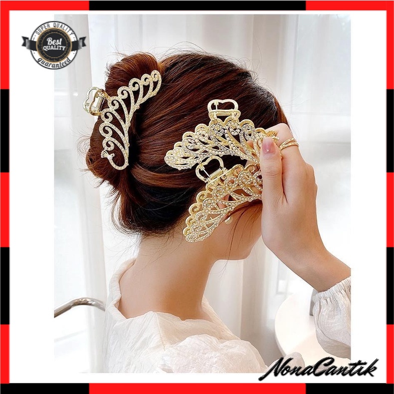 Korean Hairpin Iron Material Cute Unique Adult 10.5cm Big Peacock Motif ...
