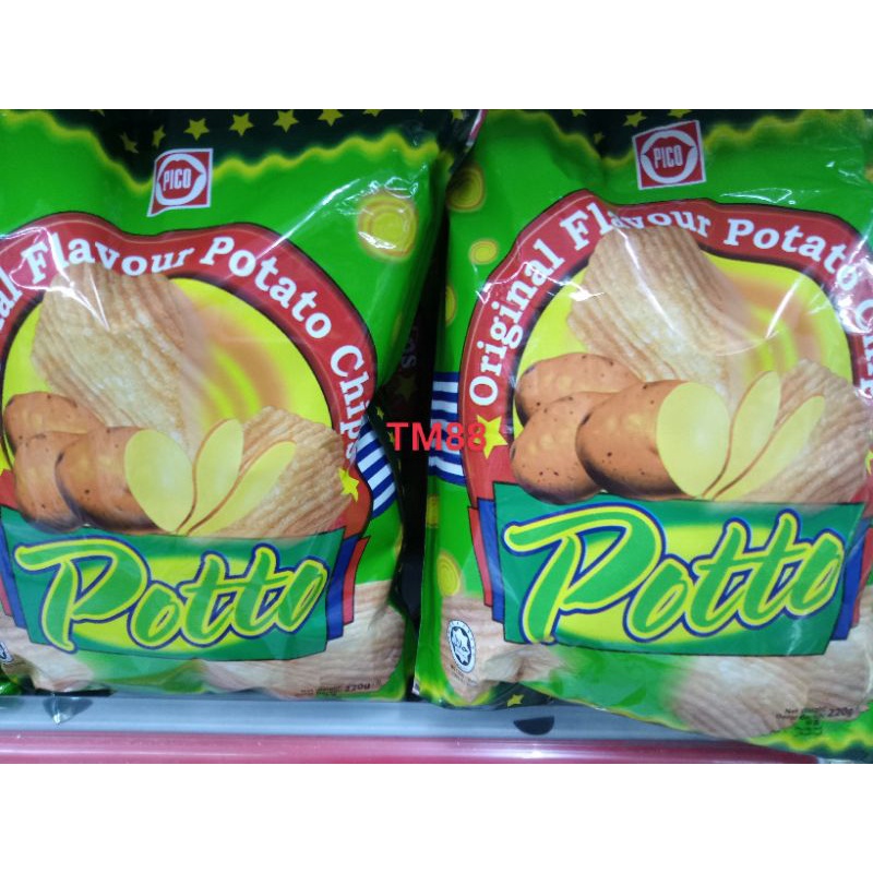 Original FLAVOR POTATO CHIPS POTTO PICO | Shopee Philippines