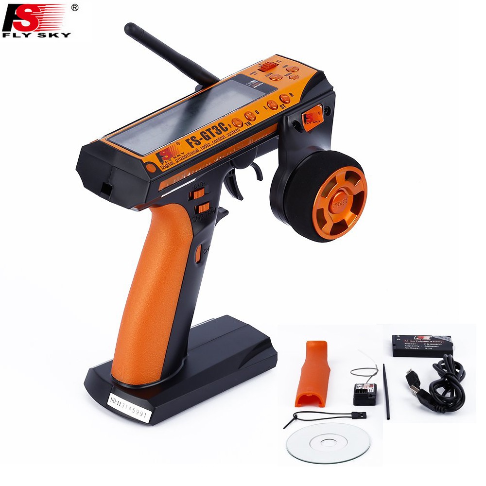 Flysky FS-GT3C 2.4G 3CH RC Transmitter Remote Control With GR3E ...