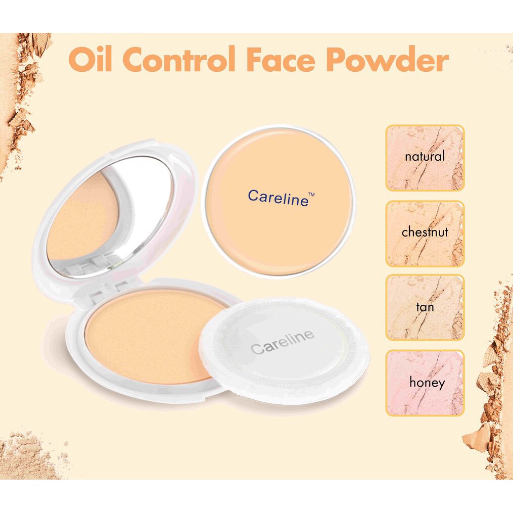 Careline Oil Control Face Powder (Makeup, Natural finish, lightweight ...