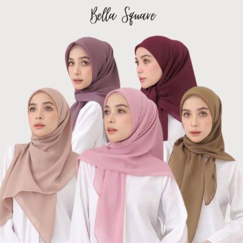 Rectangular HIJAB | Rectangular Hijab | Bella SQUARE | Rectangular Veil ...