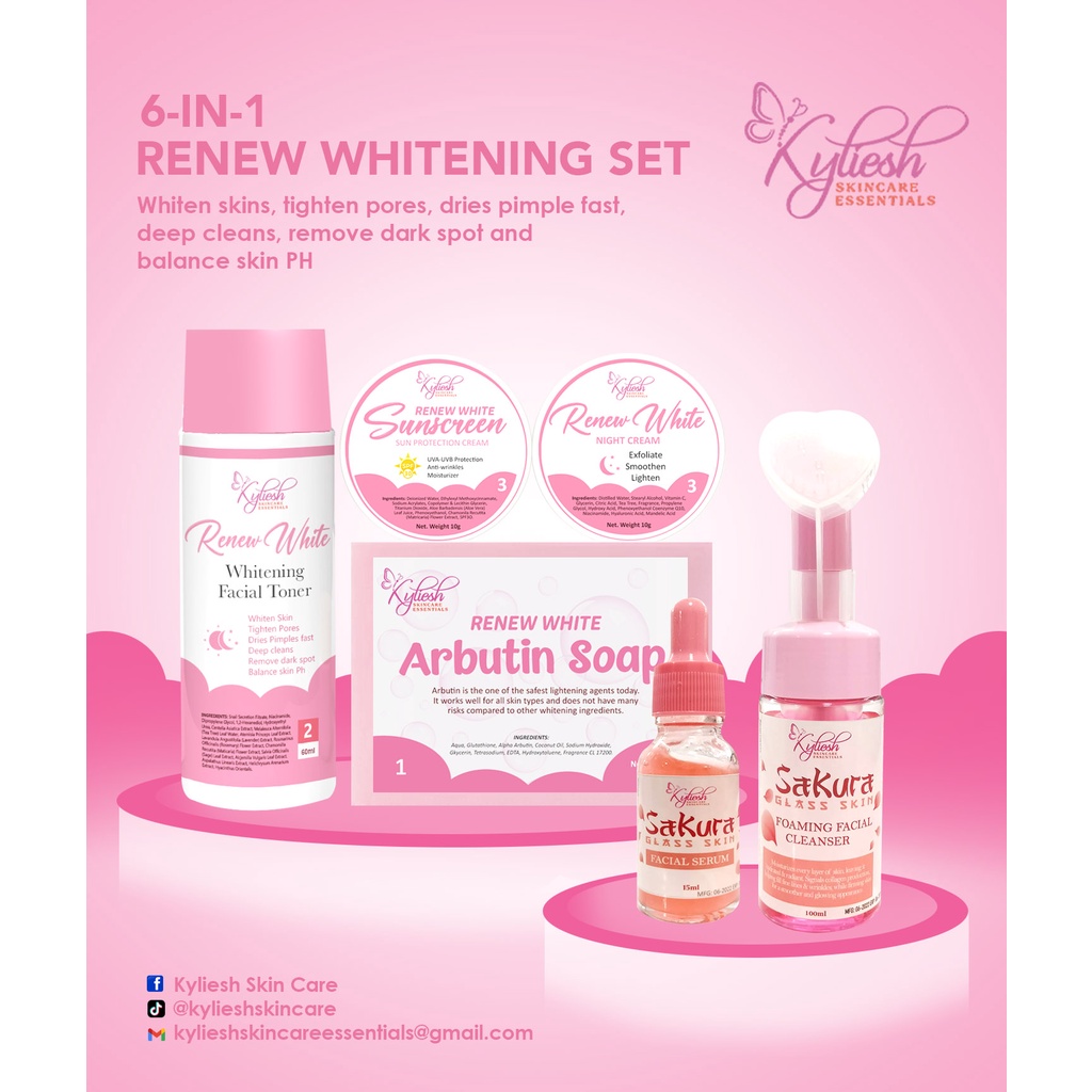 6IN1 MILD REJUVENATING SET BY KYLIESH SKIN | Shopee Philippines