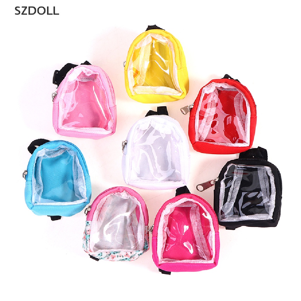 [cxSZDOLL] Backpack Miniature Doll Bag Toys For 1/6 Doll Schoolbag ...