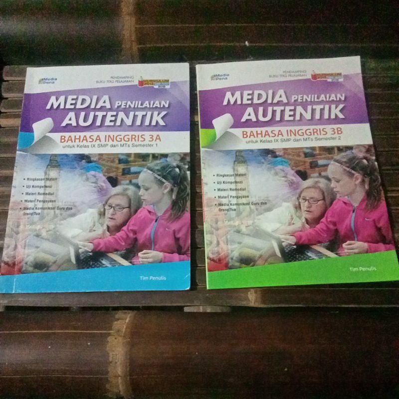 Authentic English Assessment media Book 3A +3B For Junior High School ...