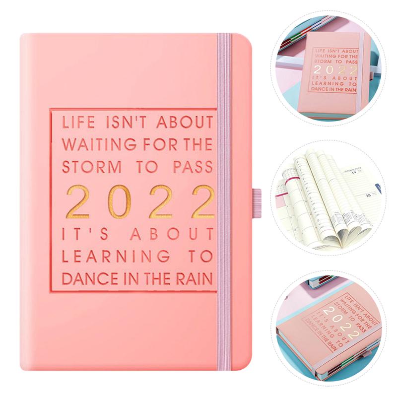 1pc 2022 Writing Notebook Plan Book Diary Notepad Portable Writing ...