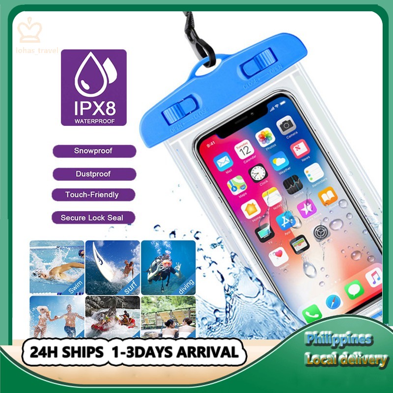 Universal Waterproof Bag For Mobile Phones Underwater Pouch 6.5 inch ...