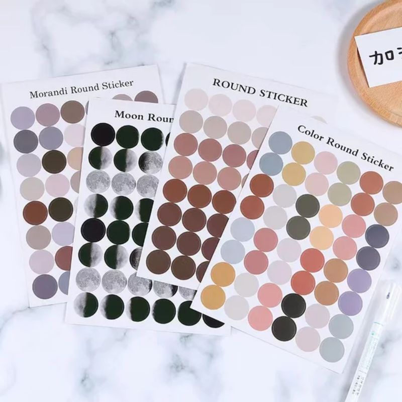 MORANDI ROUND STICKER (1sheet) | Shopee Philippines