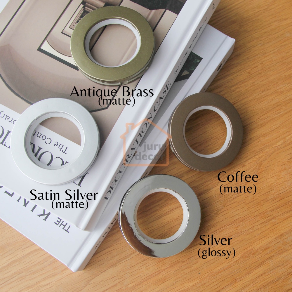 Jurudecor Satin Eyelet Ring / Curtain Eyelet Ring / Ring Langsir ...