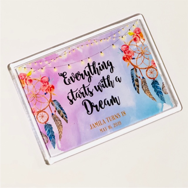 Acrylic ref magnet COD | Shopee Philippines