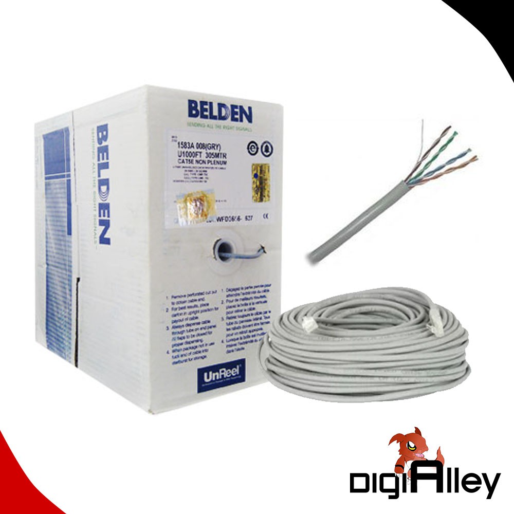 Belden Cable Retail CAT 5E UTP LAN Original Per Meter Cross / Straight ...