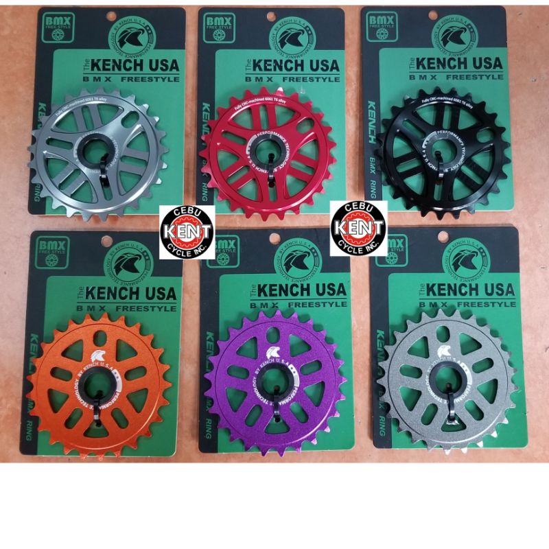 Kench Usa Eagle Alloy Bmx Chain Ring 25T (Taiwan Made) Sprocket ...