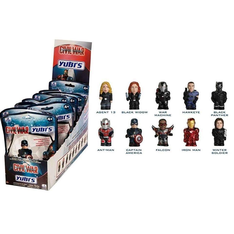 Yubi's Marvel Captain America Civil War Fingerine Finger Puppets Blind ...