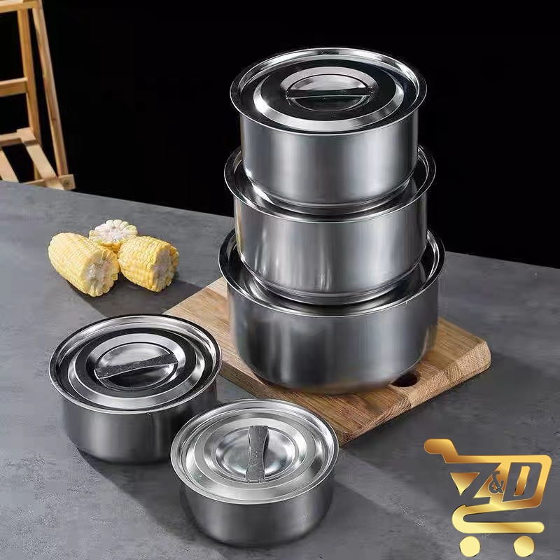 Stainless Steel Caserole 5in1 With Cover | Shopee Philippines