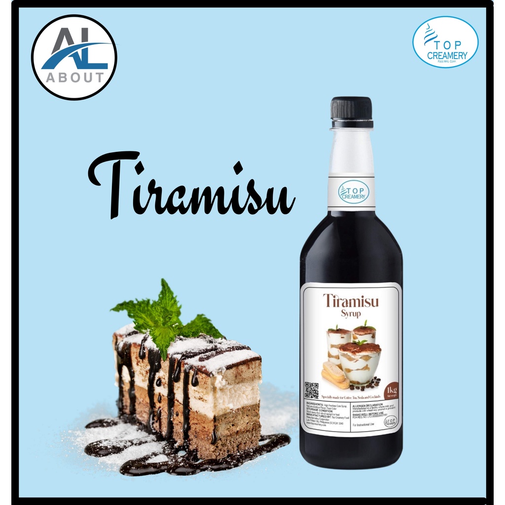 TOP CREAMERY TIRAMISU SYRUP 750ml | Shopee Philippines