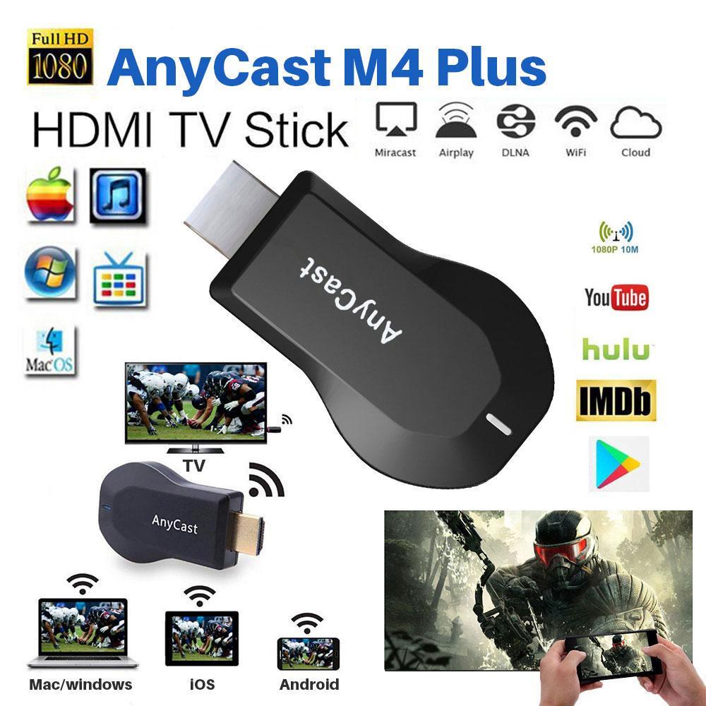 AnyCast Mirascreen M4 PLUS TV Stick WiFi Dongle Mini Android 1080P HDMI ...