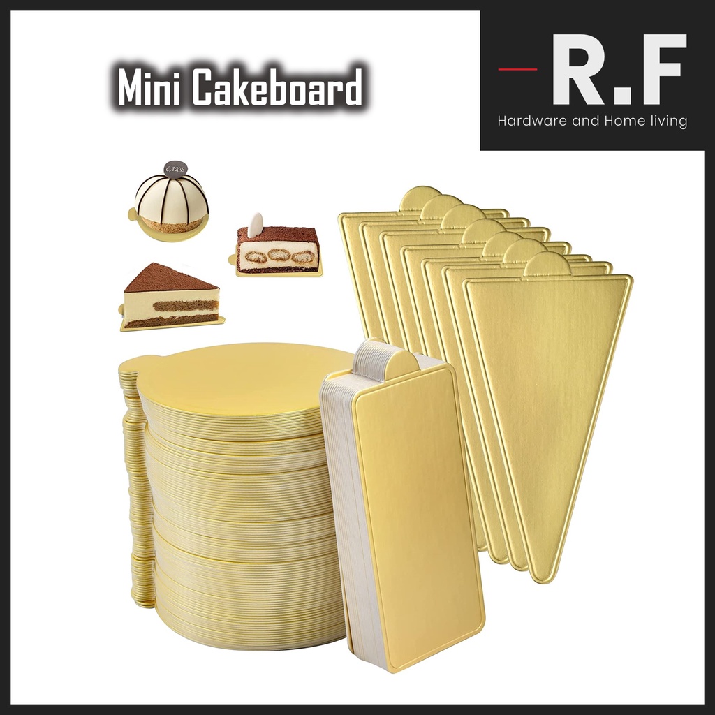 Mini Cake Board Papan Kek Donut Mat Dessert Mousse Cake Card Base Base ...