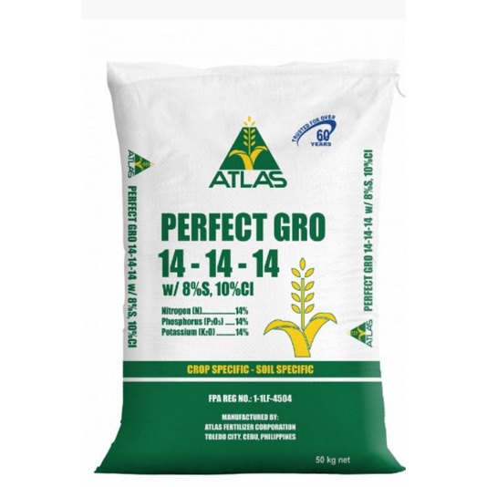 Atlas Complete (14-14-14) Balanced Fertilizer - 1kg Repack | Shopee ...