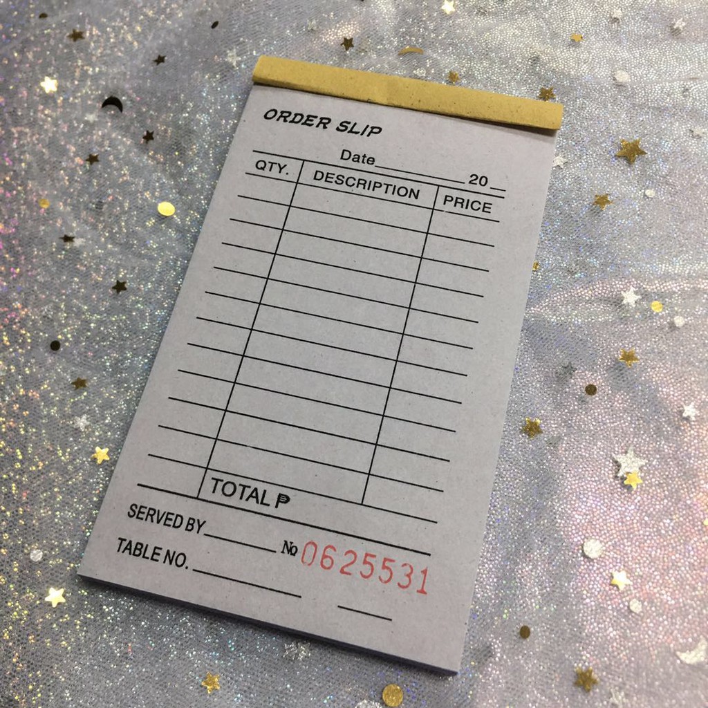 Shop order slip for Sale on Shopee Philippines