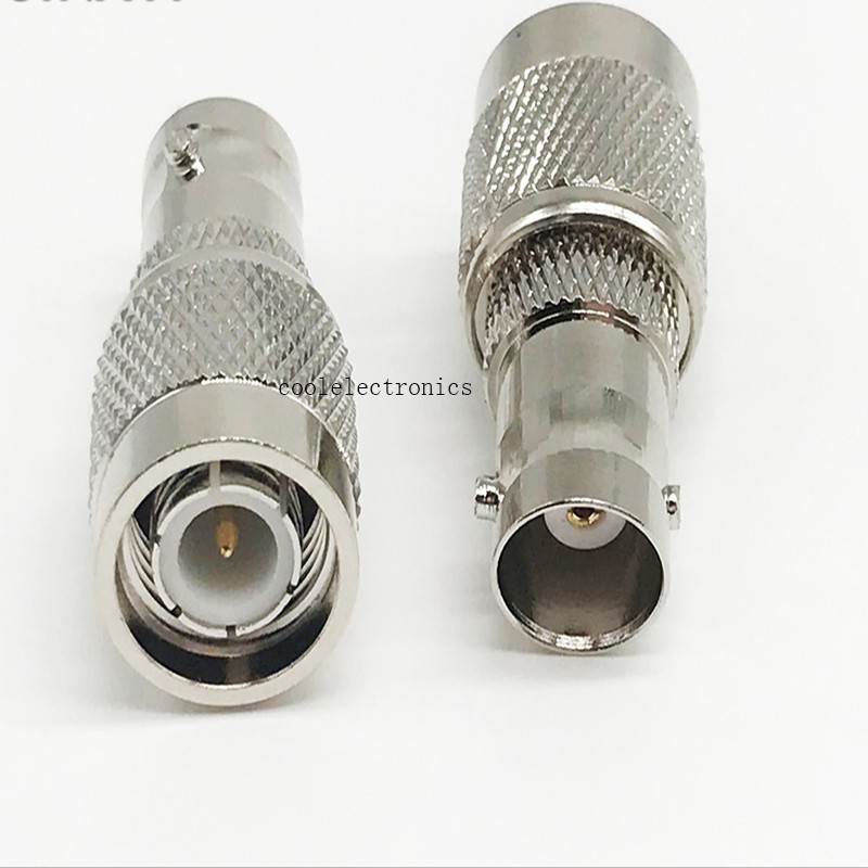 2pcs TNC male plug to BNC female jack straight RF adapter connector Adapter | Shopee Philippines