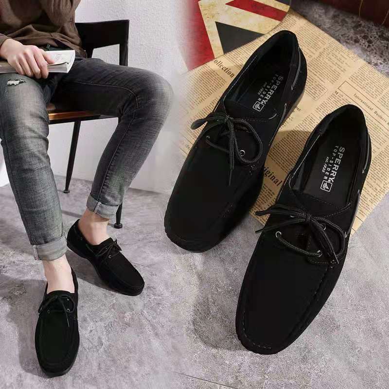 MY MEN'S LEATHER LOAFER TOPSIDER SHOES W777-1 | Shopee Philippines