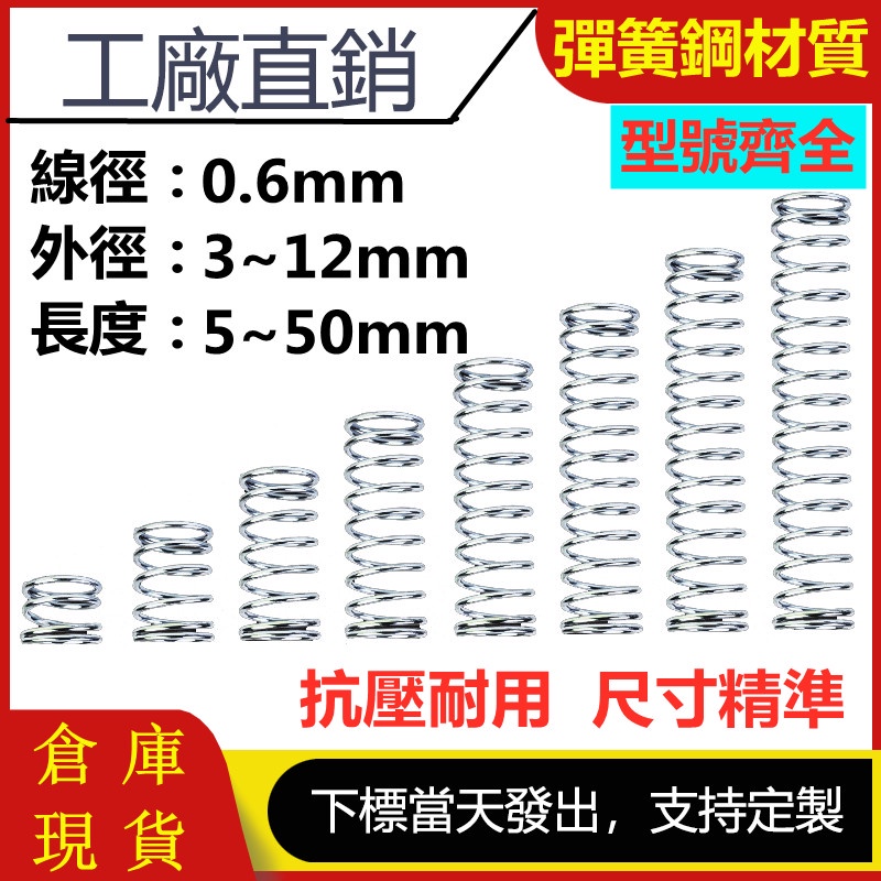 Various Springs Support Customization Wire Diameter 0.6mm Stainless ...